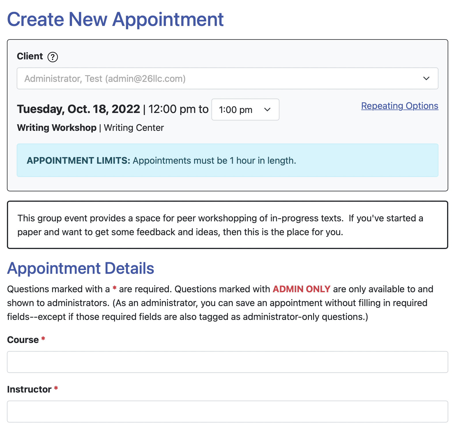 WCONLINE | The Management Solution for Academic Centers